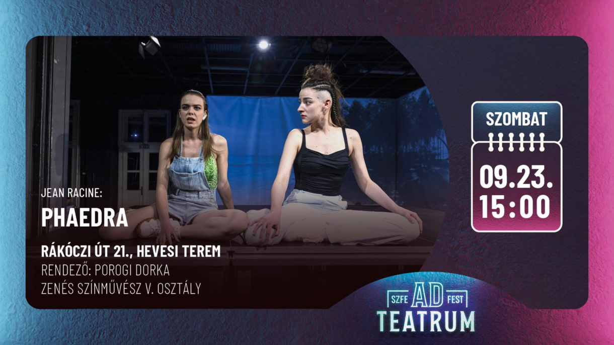 RACINE: PHAEDRA SZÍNDARAB - e-élet, kult - UNIversum
